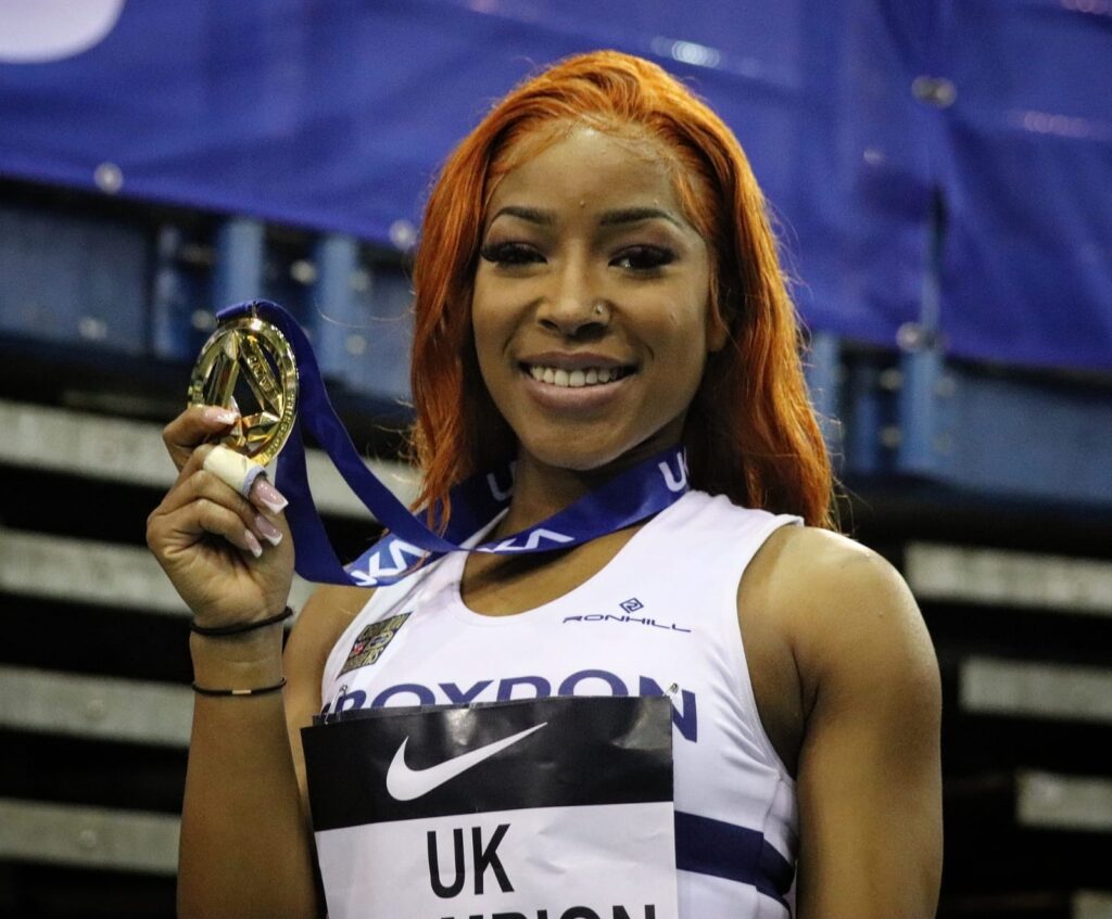 Croydon Harriers - Gold for Cheyanne at the British Trials!