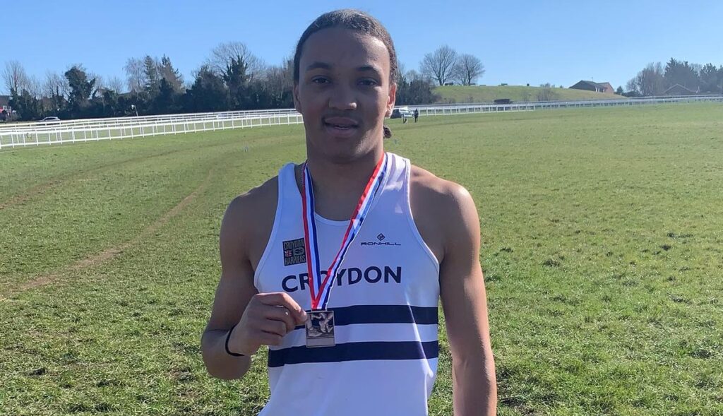 Croydon Harriers - Kyron takes U20M at the Downs League